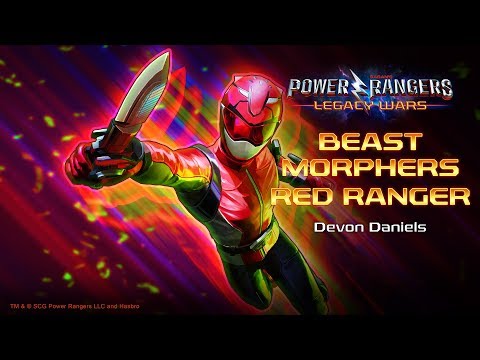Power Rangers: Legacy Wars (Beast Morphers) Devon Daniels - Beast Morphers Red Ranger (Moveset)