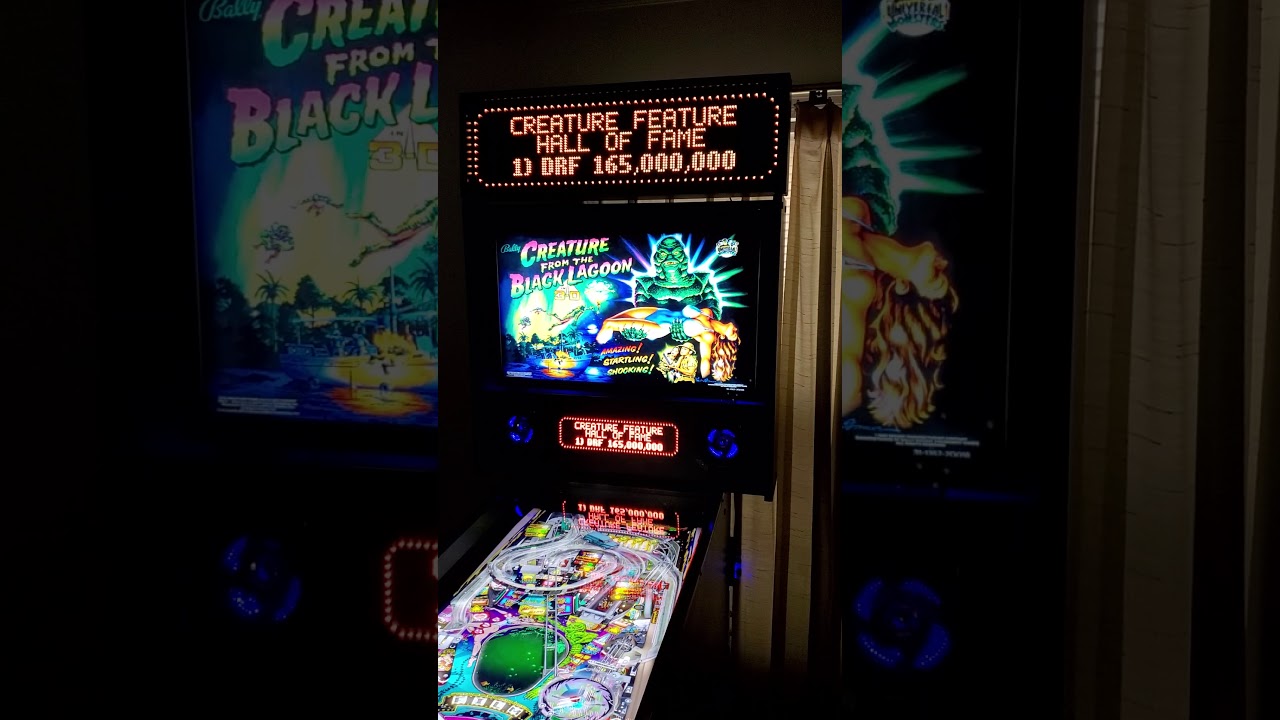 Dual Pinball Dot Matrix Displays - one small and one large - YouTube