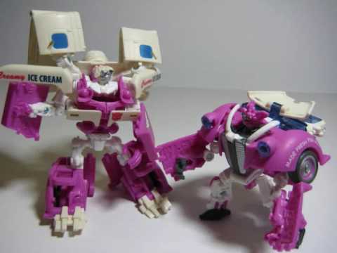 Transformers Stop-Motion: Ice-Cream Truck Twins - YouTube