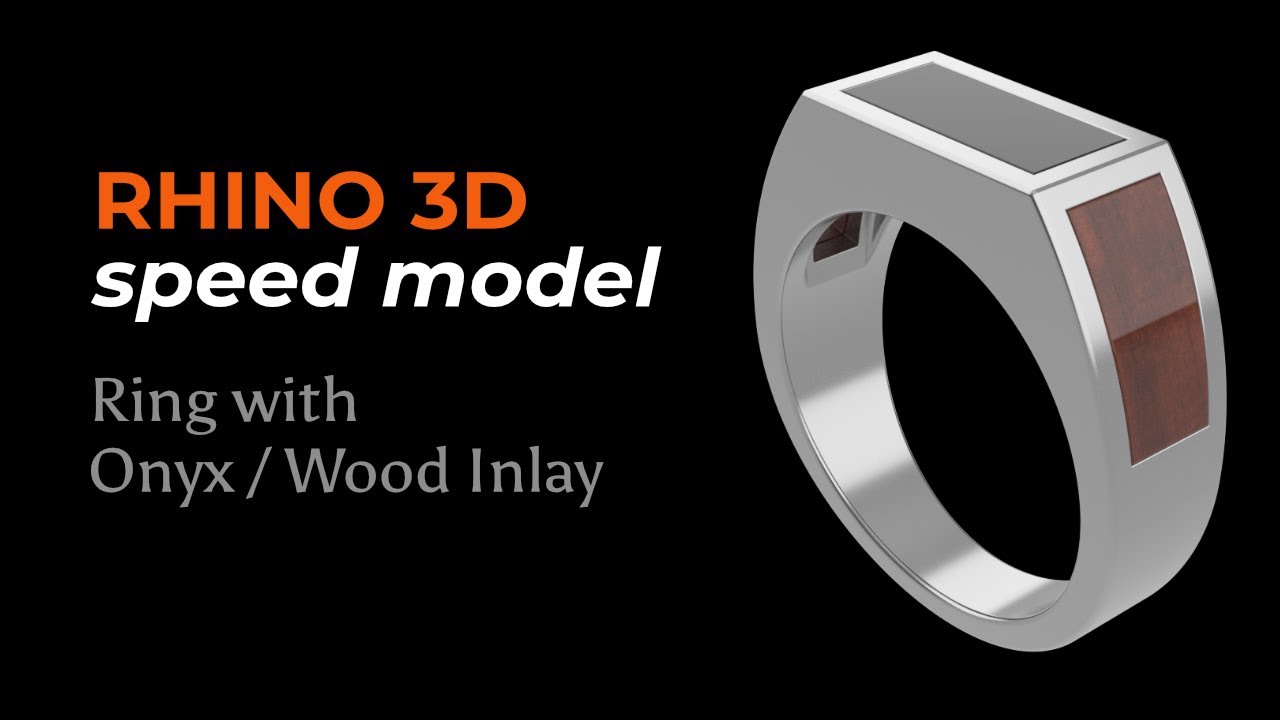 Rhino 3D | Jewelry CAD Design | Speed Model | Inlay Ring - YouTube