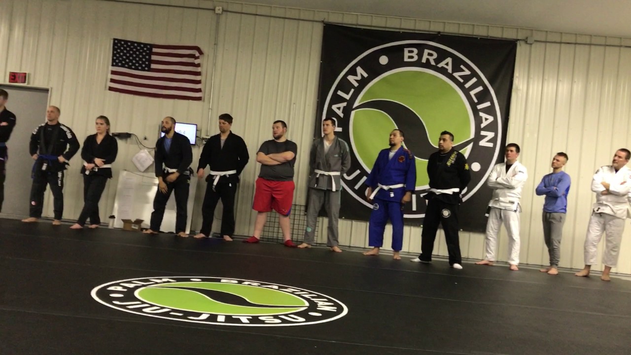 Eric Rolston purple belt promotion Palm BJJ. - YouTube