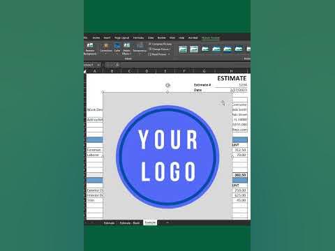 Insert Logo into Excel File, Add Logo into Excel Sheet, Excel Tutorial ...