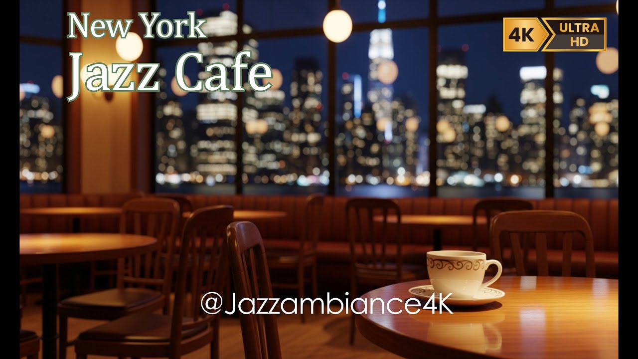New York Jazz CoffeeShopAmbiance-Background Cafe Sounds and Relaxing ...