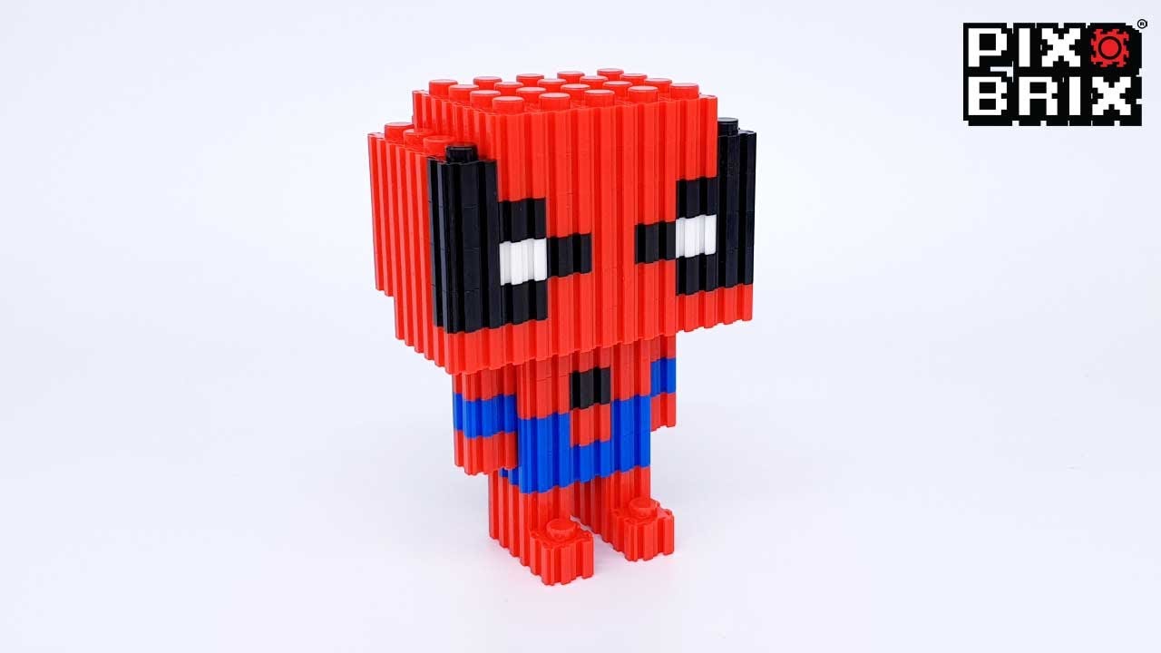 SPIDER-MAN [Brix and Friends] - Pix Brix Instructions - YouTube