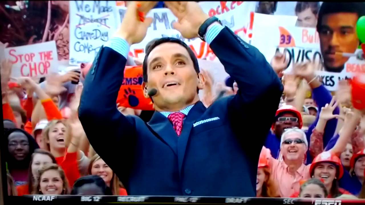 Clemson fan on College Gameday - YouTube