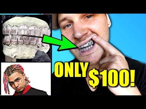 These REAL Grillz Are ONLY $100!! (THE BIGGEST Rappers Wear Them) - YouTube