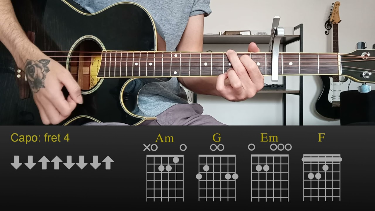 Alec Benjamin - Let Me Down Slowly | Easy Guitar Lesson Tutorial with ...