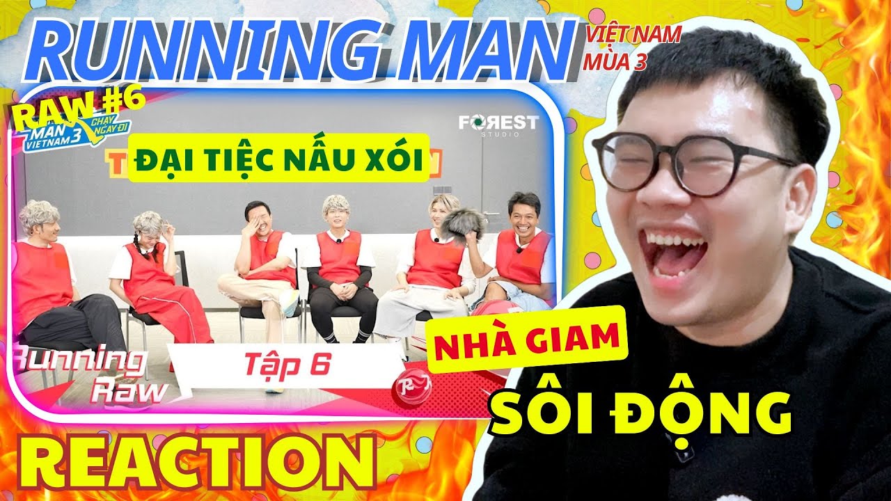 (REACTION) RUNNING MAN VN 3 - RUNNING RAW #6| Bò biển TRẤN THÀNH dẫn ...