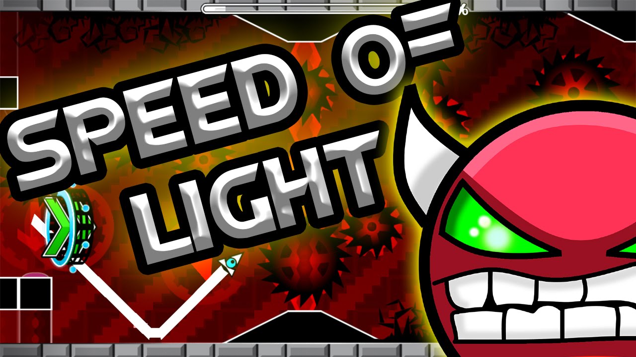 SPEED OF LIGHT - DEMON - BY: TheRealSalad - Geometry dash - MPG - YouTube