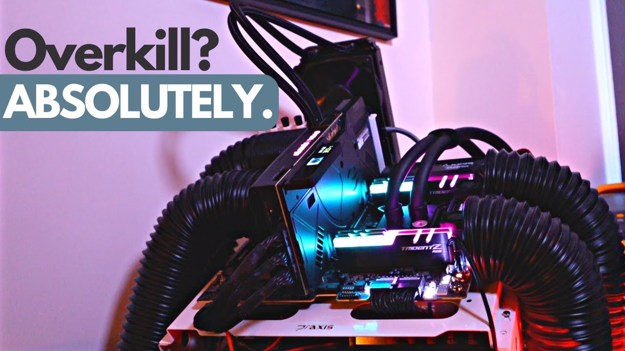EXTREME Water-Cooled PC That You HAVEN'T Already Seen! + Setup Tour ...