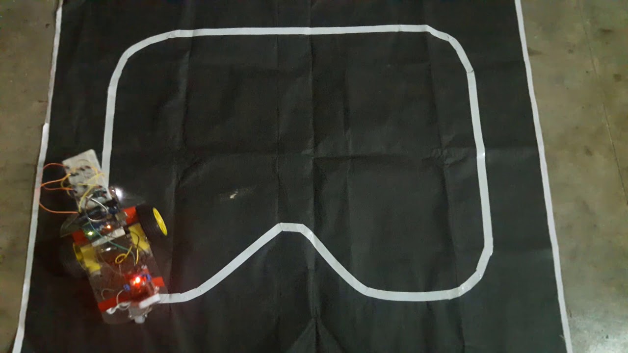 White Line Follower Robot with LDR and LED | DIY | Tajim - YouTube