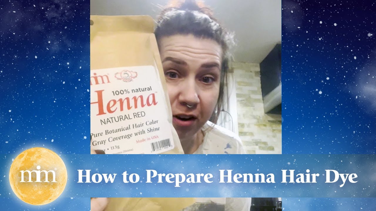 How to Prepare Henna Hair Dye - Jess - Morrocco Method - YouTube