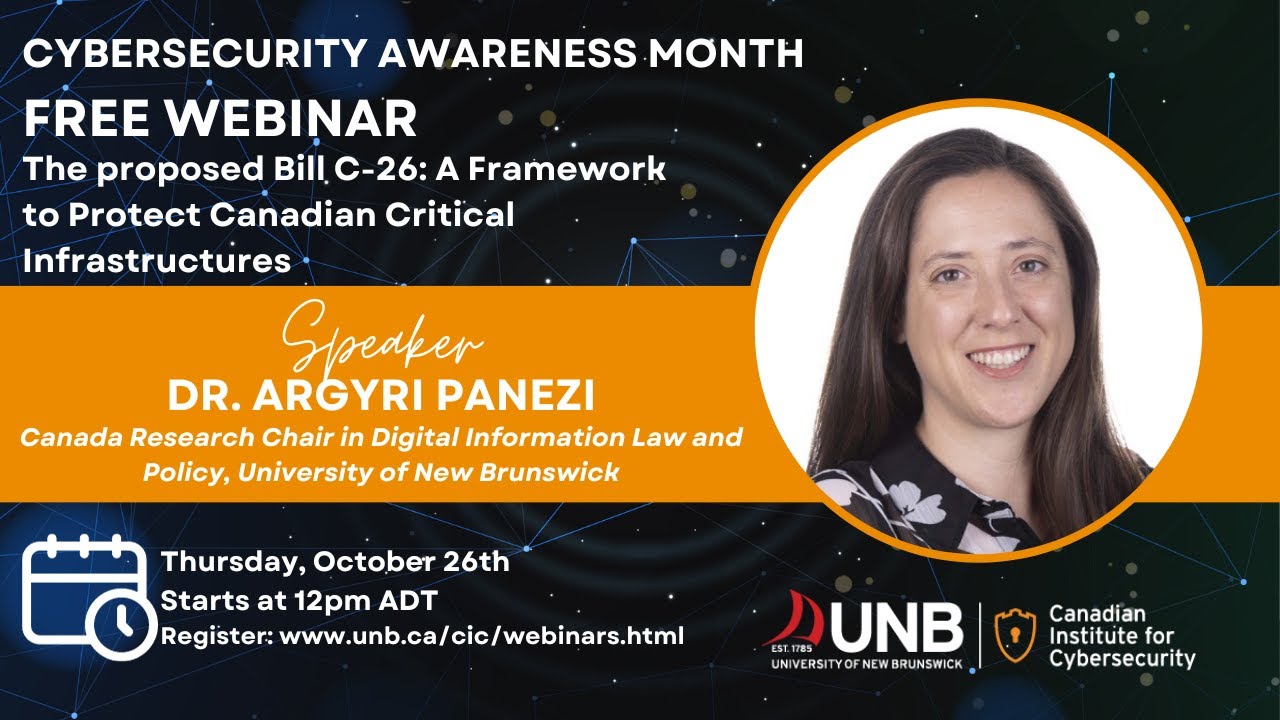 The proposed Bill C-26: A Framework to Protect Canadian Critical ...