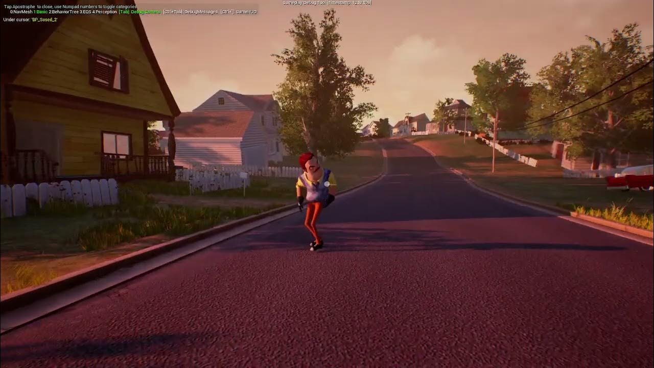 PlayersOnly on the command console in Hello Neighbor alpha 2 - YouTube