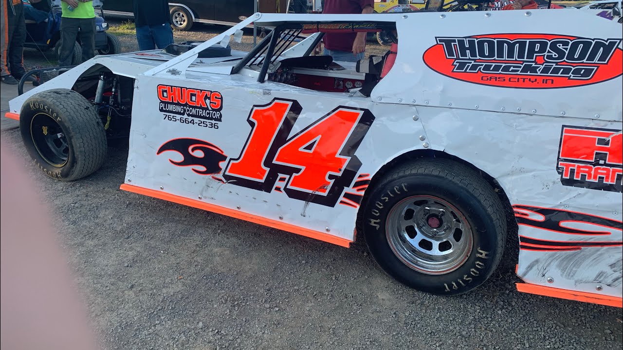 Montpelier motor speedway modified race August 10th - YouTube