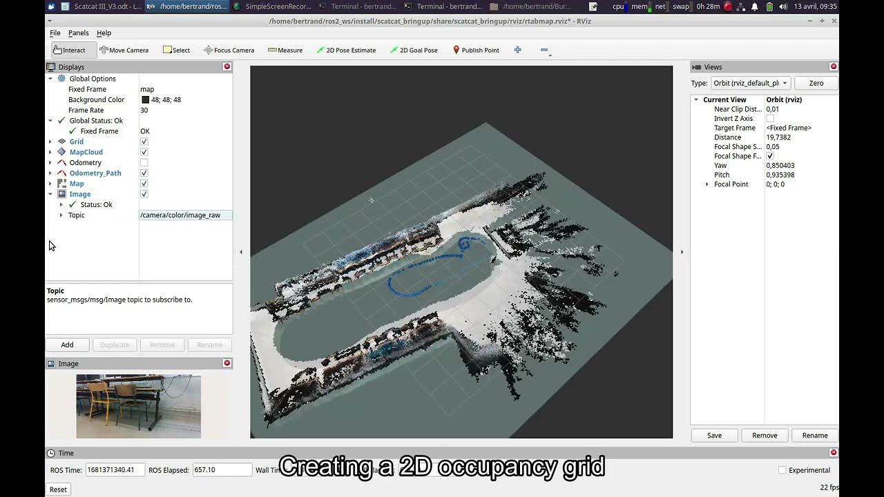 3D Mapping with depth camera on Ros2 humble - YouTube