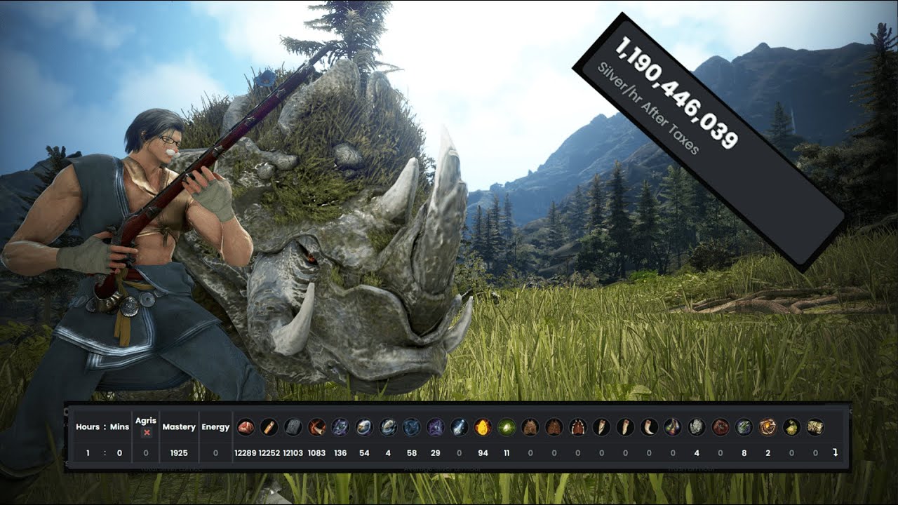 BDO SEA Hunting Rhino, Up To 1.2 Bil Per Hour - YouTube