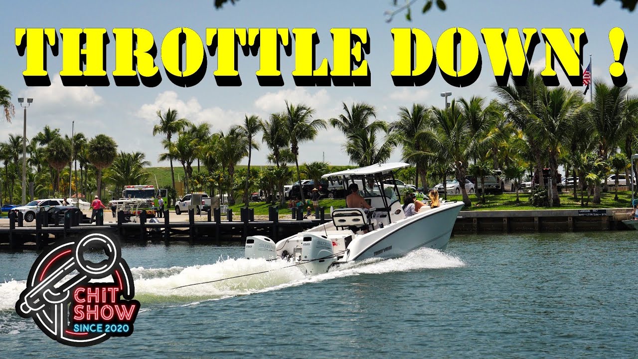 Boat Comes in Hot at Black Point ! Throttle Down ! (Chit Show) - YouTube