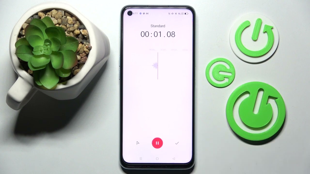 OPPO A96 - How to Record Sound with Default Voice Recorder App - YouTube