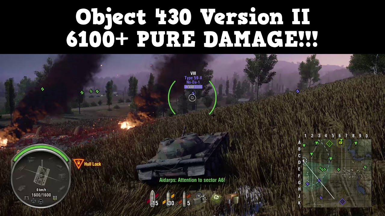 Object 430 Version II "6100+ PURE DAMAGE!!!" Gameplay at "Prokhorovka ...