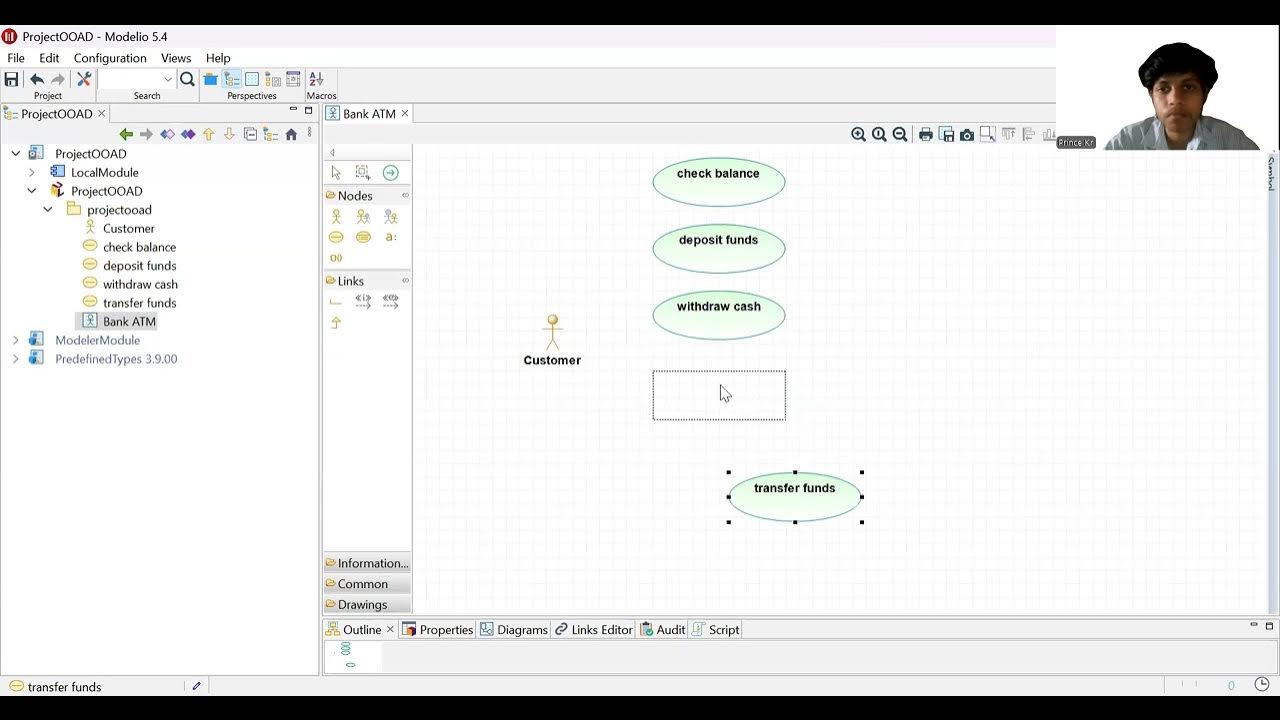 Creating Usecase diagram using Modelio 23MIS0017 - YouTube