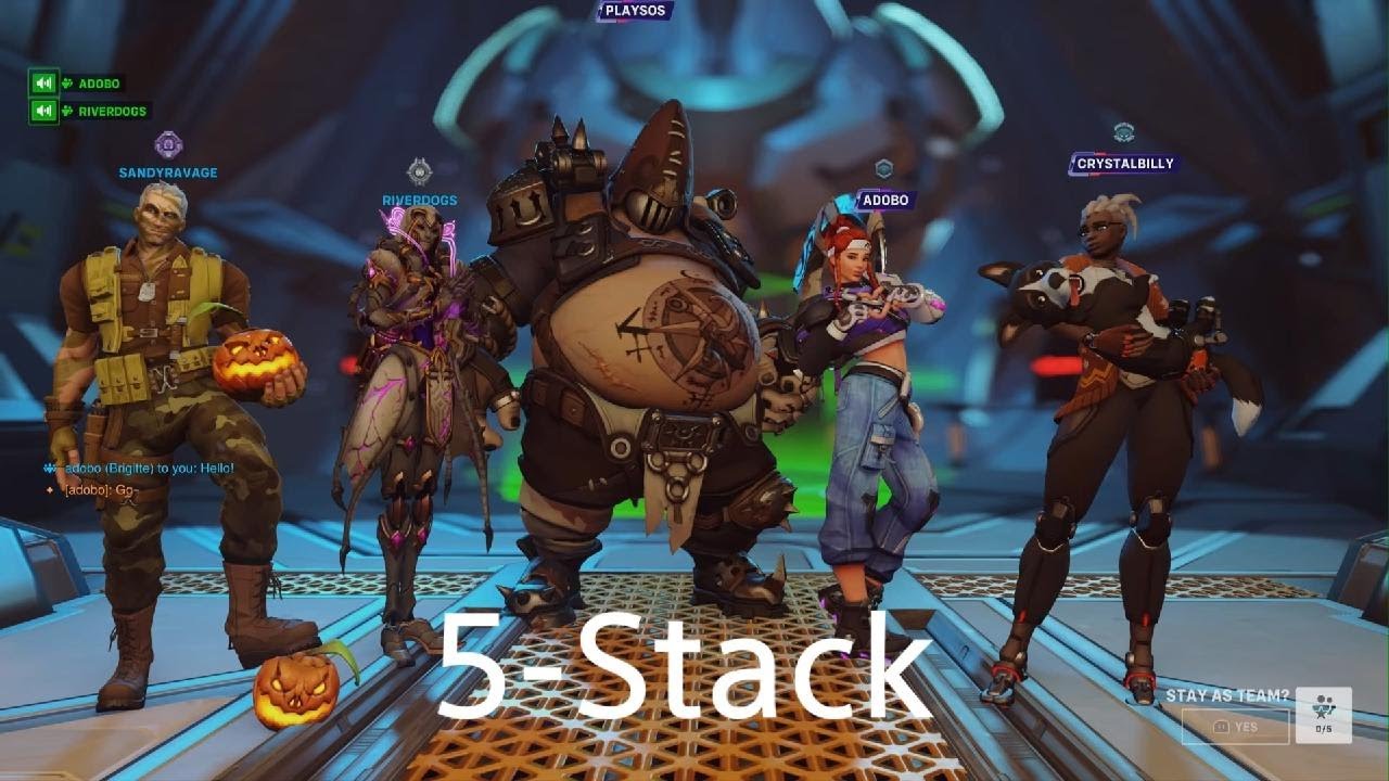 Overwatch 2 S16 5-Stack junkhog - YouTube