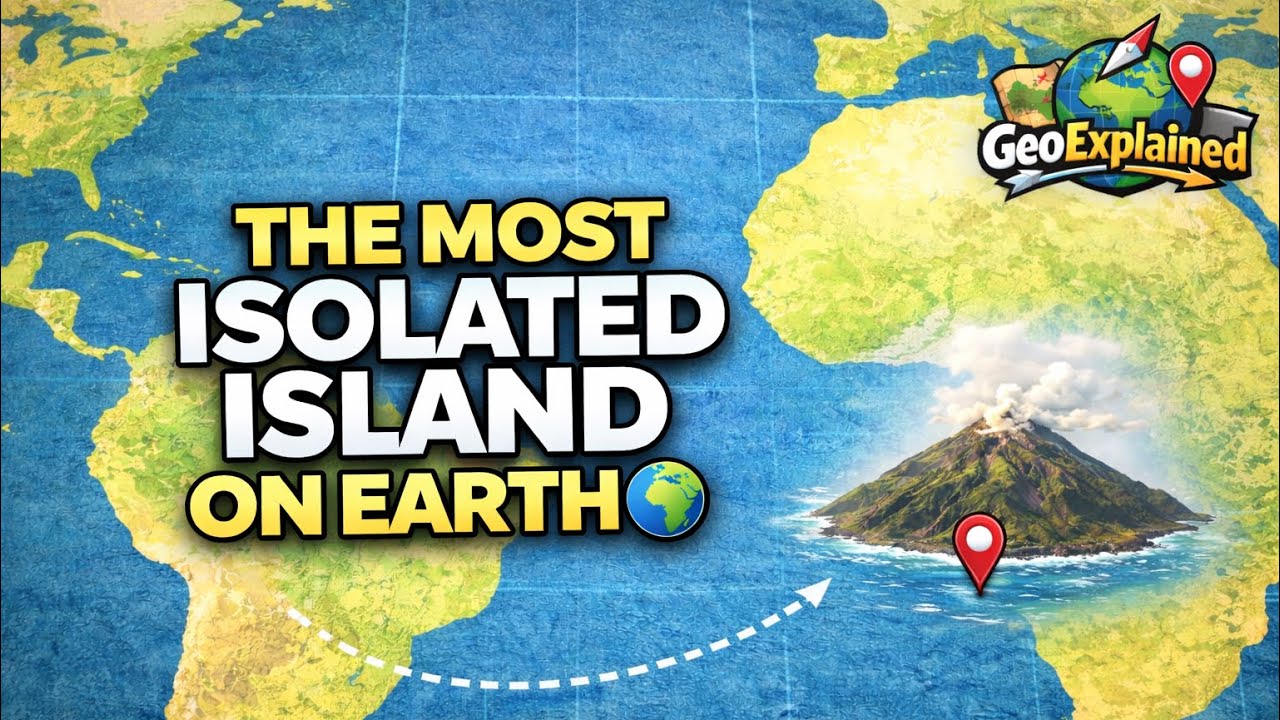 The Most Isolated Inhabited Island on Earth 🌍 - YouTube