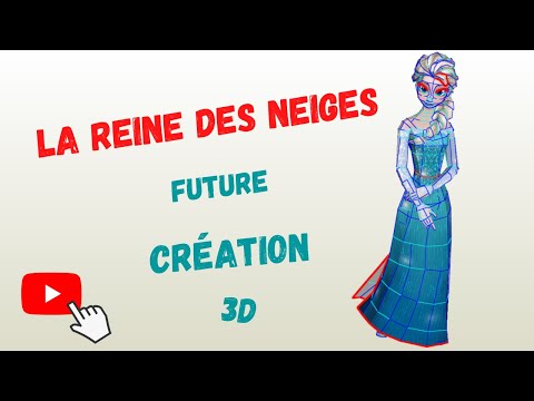 LA REINE DES NEIGES  MOVIE 3D PEPAKURA VIEWER Diy - Acrizer