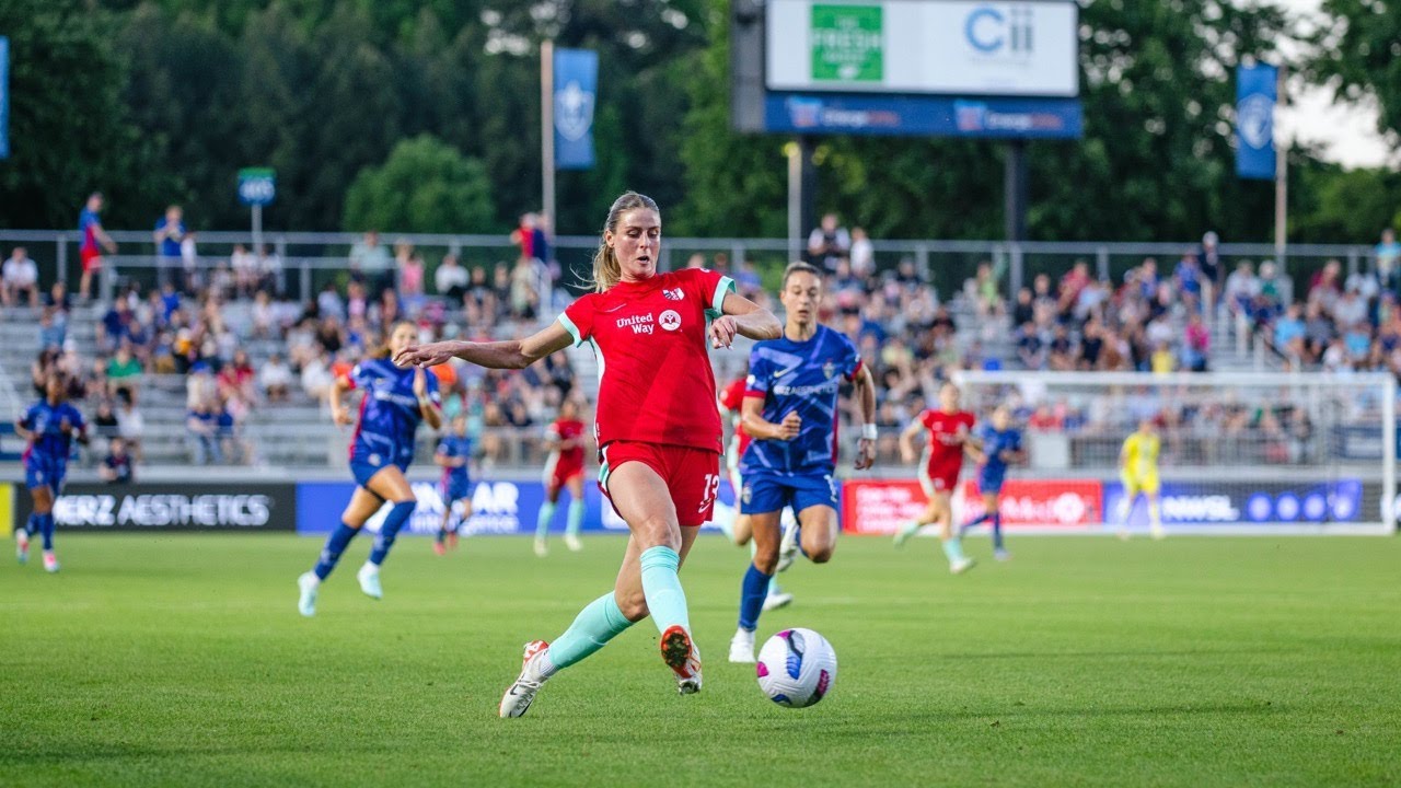 GOAL: Haley Hopkins vs. NC Courage | April 26, 2025 - YouTube
