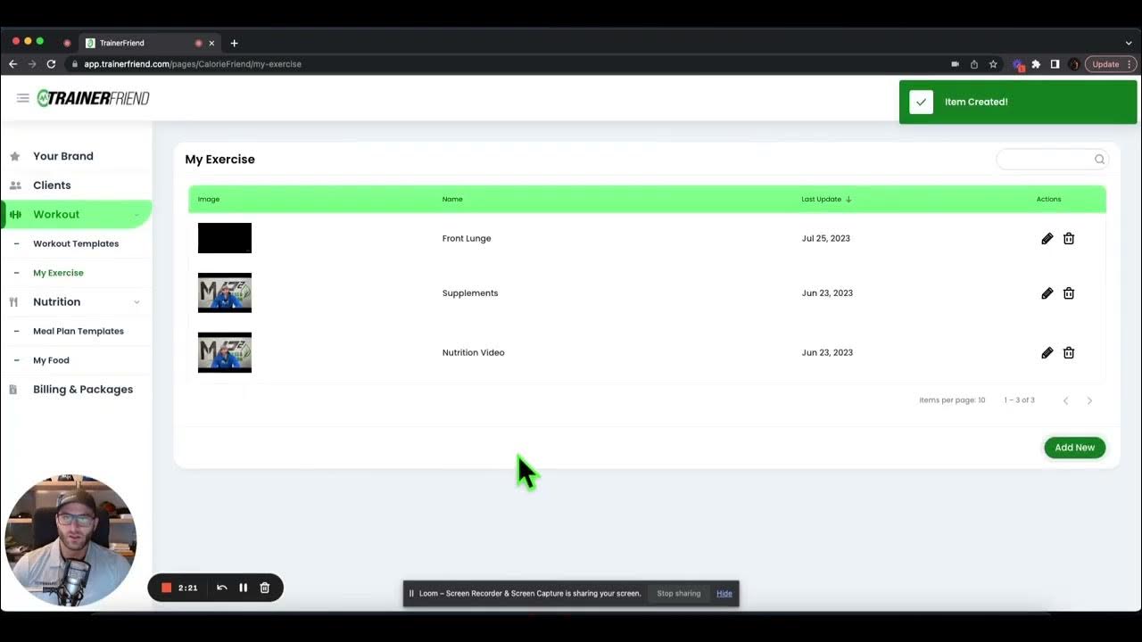 How To Create Your Custom Exercises Library - YouTube