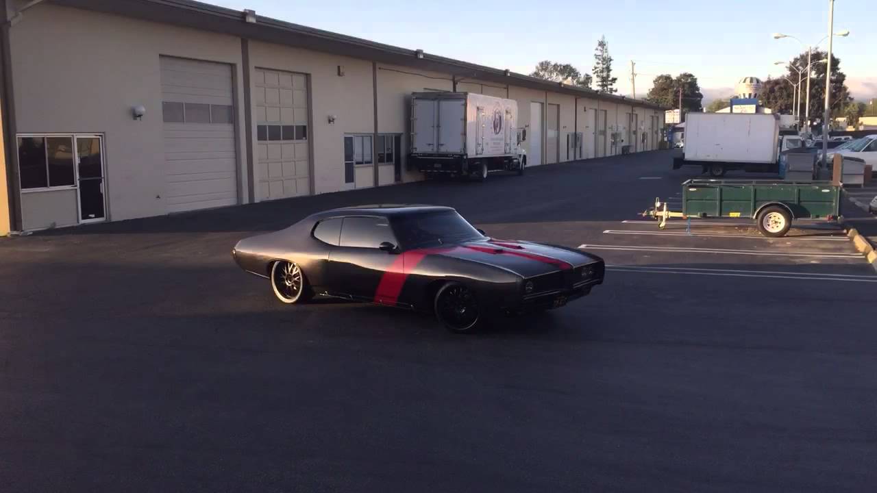 69 Pontiac GTO, restomod, LS, 420hp - YouTube