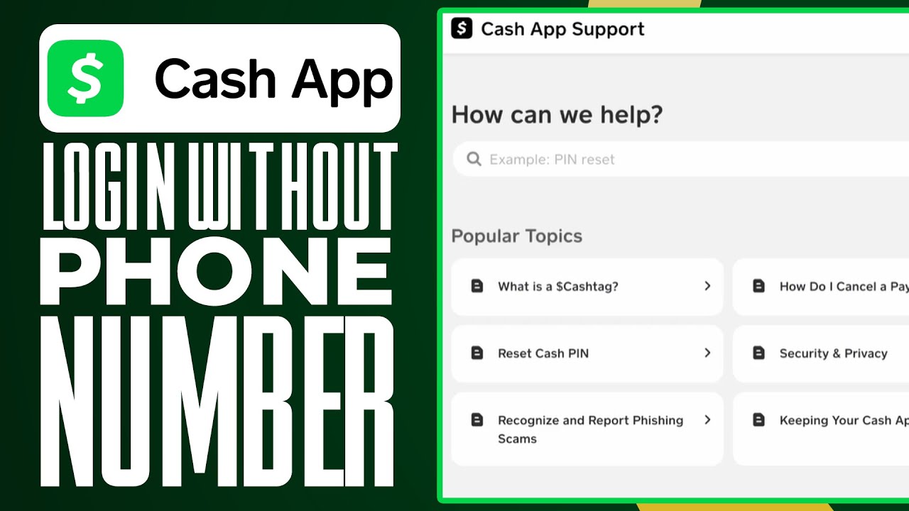 How To Login Cash App Account Without Phone Number Or Email (2025 ...
