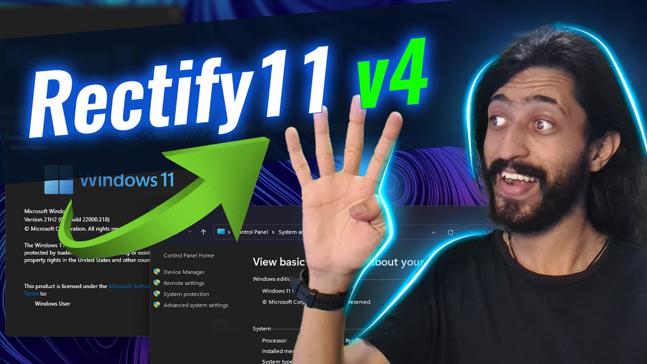 🚀 Este projeto FINALMENTE resolve um problema de 10 ANOS no Windows! | Rectify11 v4 - YouTube