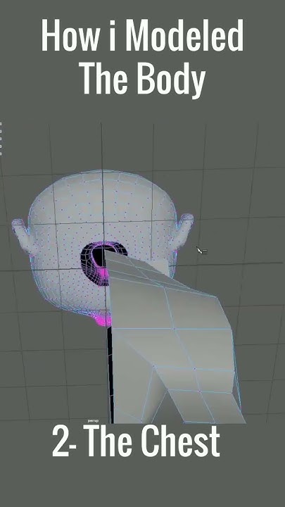 modeling the body #devlog #gamedev #3DModeling #characterdesign #maya #3d - YouTube