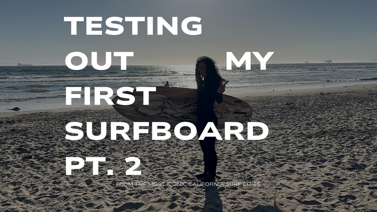 Taking Out My First Surfboard for the first time | Beginner Surf Vlog ...