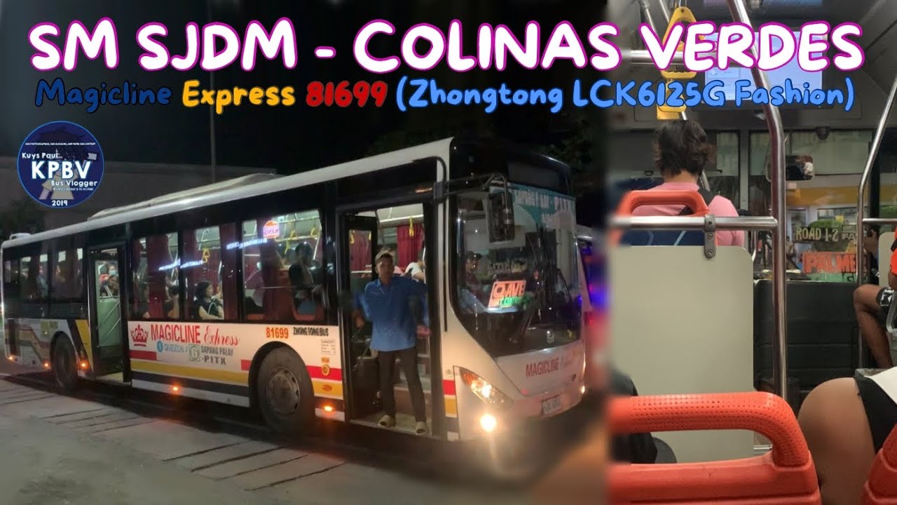 ONBOARD!! Bus Ride Magicline Express 81699 (Zhongtong LCK6125G Fashion ...