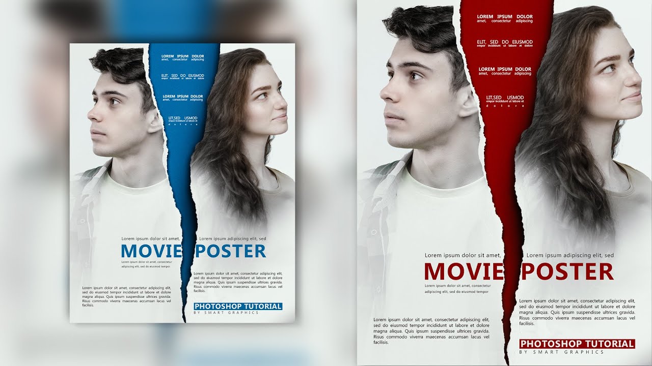 Movie Poster Design Tutorial Photoshop Tutorial - YouTube