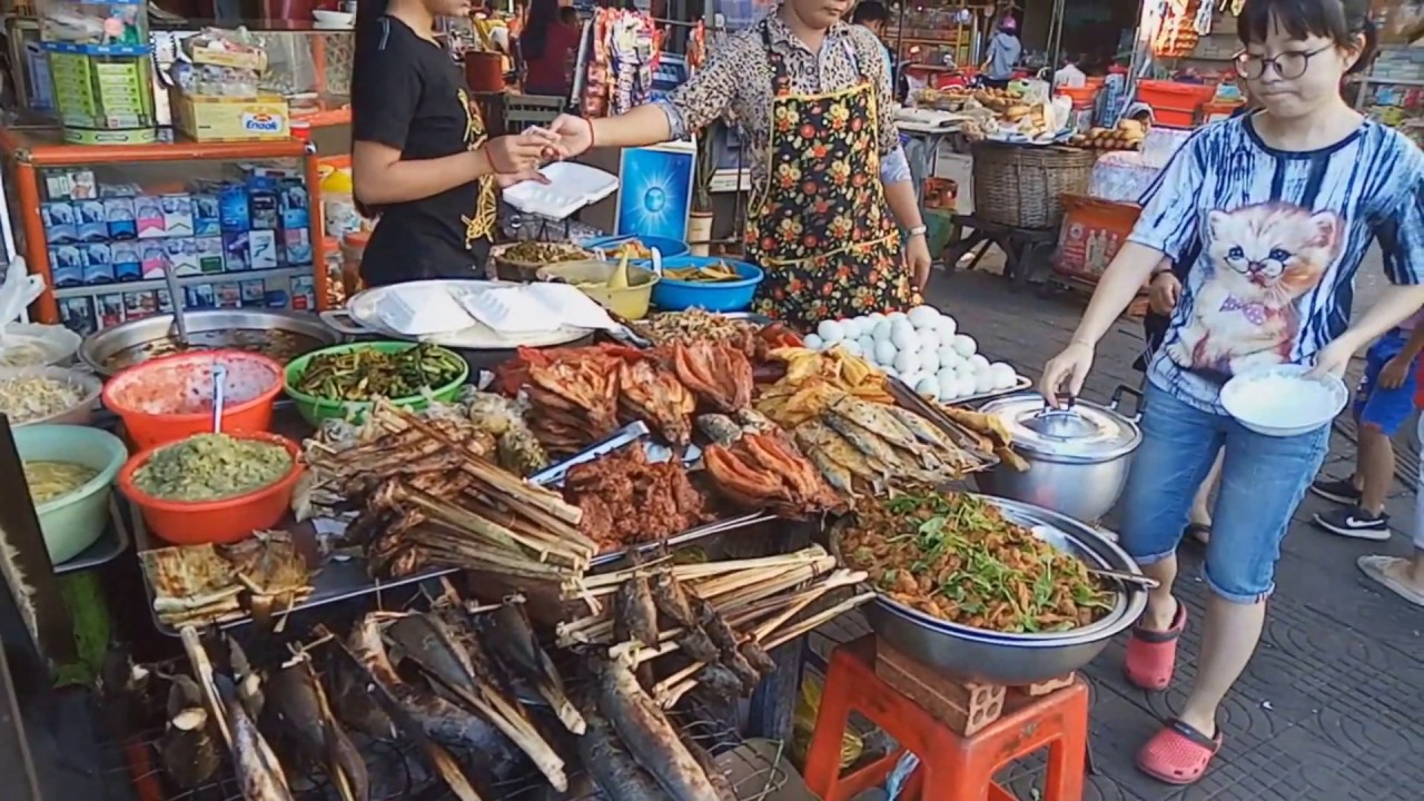 Cambodian Street Food - Various Street Food In Phnom Penh - Amazing ...
