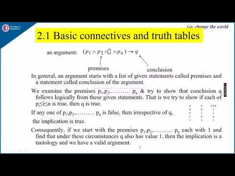DMS-Unit-2 Lecture-2 Logic continued - YouTube
