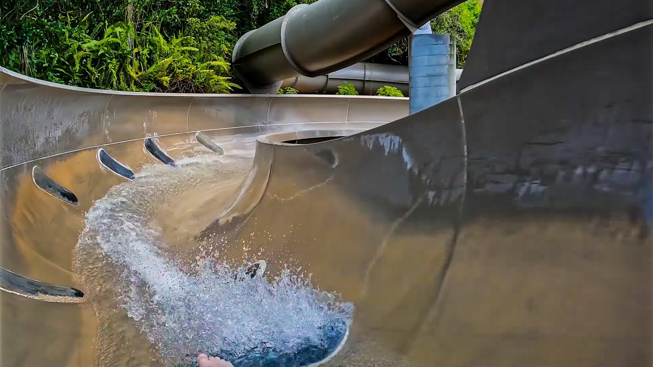 Runoff Rapids Slide 3 4K 60fps POV Blizzard Beach (2023) - YouTube