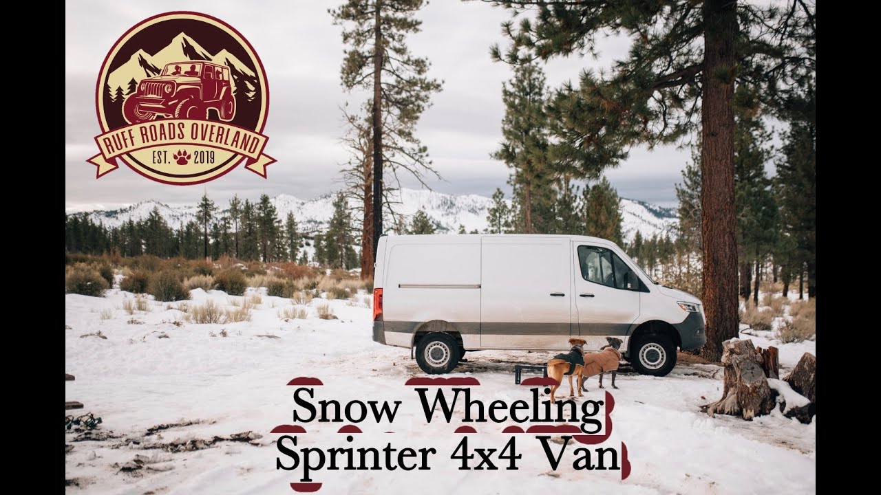 Snow Wheeling a Stock 4x4 Sprinter Van! - YouTube