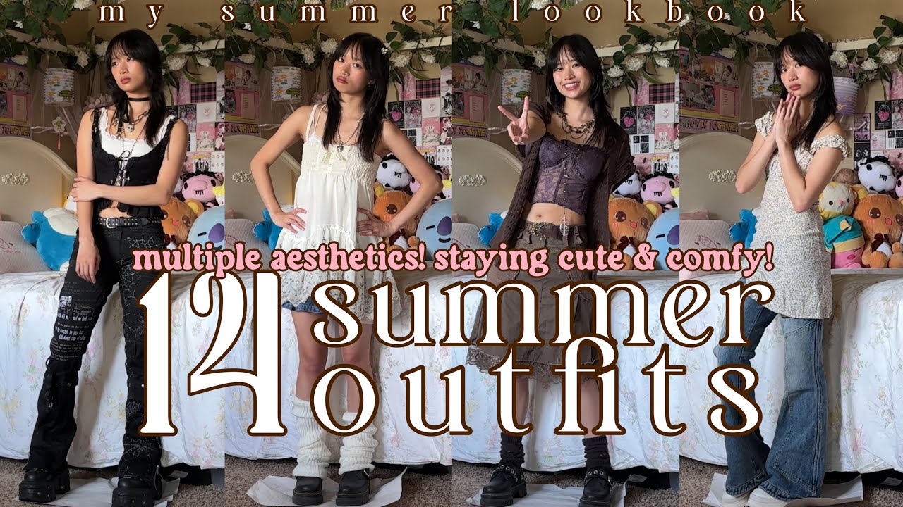 SUMMER LOOKBOOK 🌷: 14 outfits to beat the heat (multiple aesthetics ...