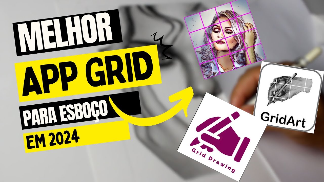 Qual o melhor App Grid para desenho ( esboço ) em 2024? - YouTube