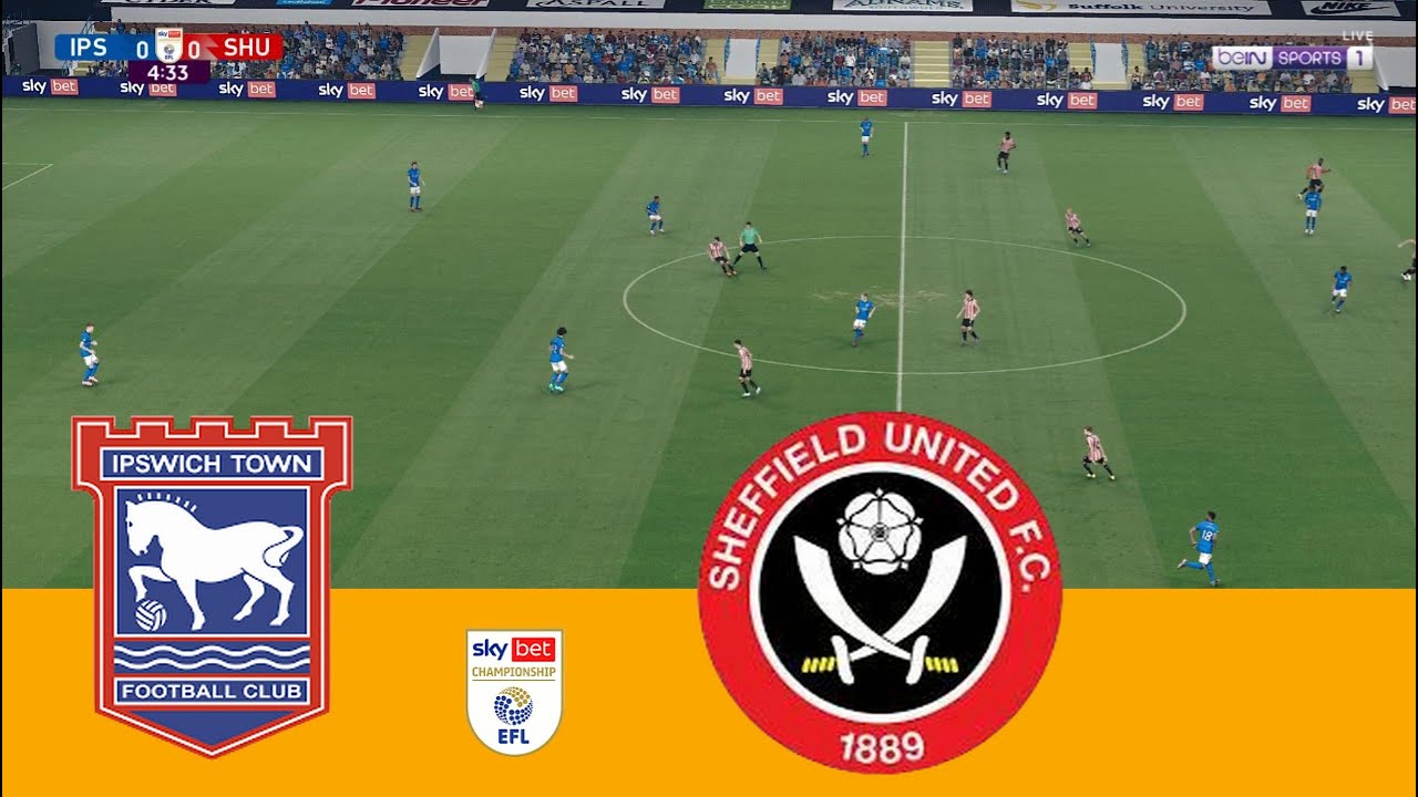 Ipswich vs Sheffield United | Championship Thriller | PES 2021 Live ...