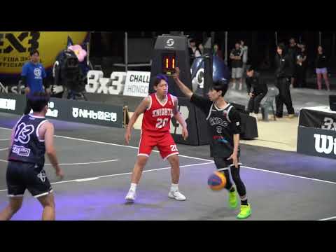 FIBA 3x3 홍천챌린저 2025 (2일차_결승) : [직촬] 노원SK 14 vs 19 RKDR [U18] - YouTube