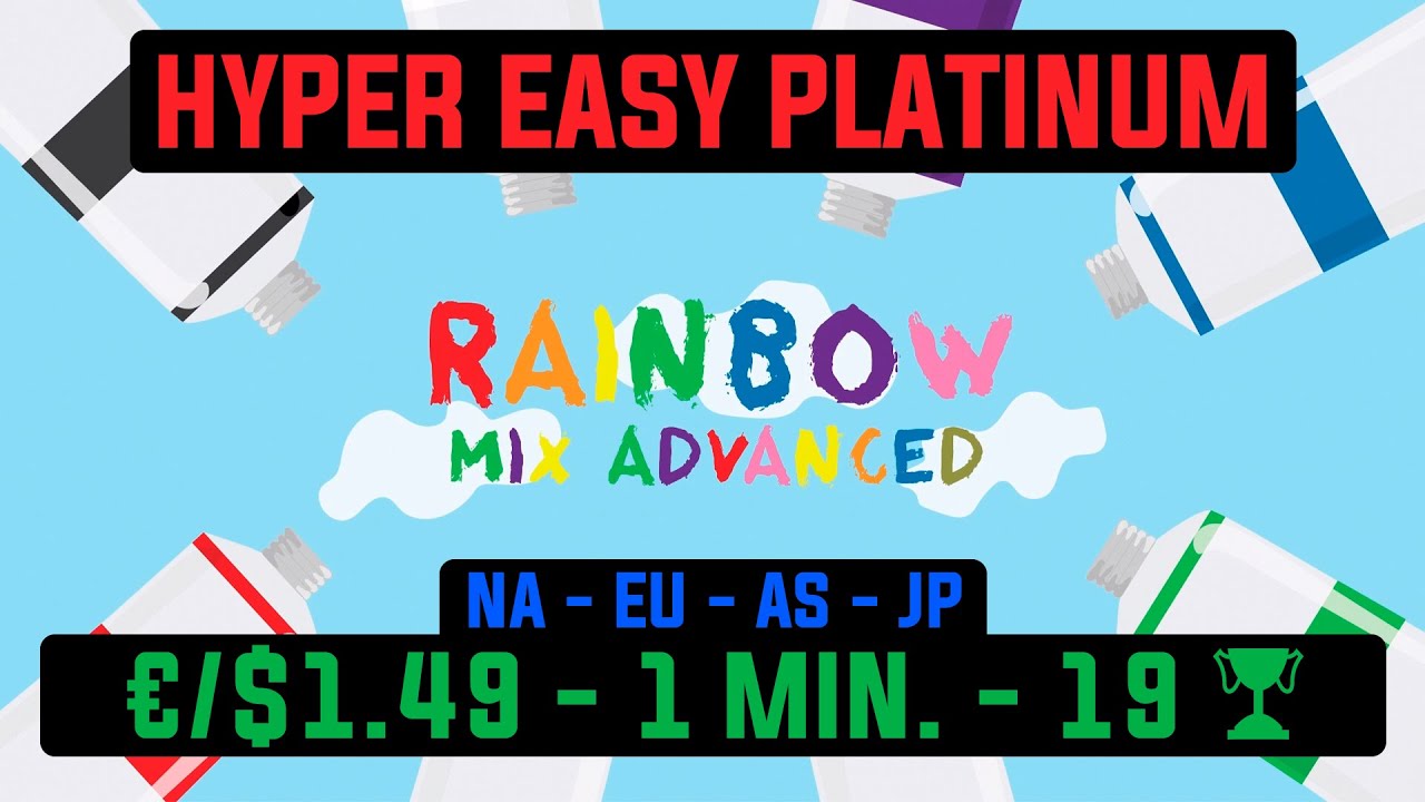 Rainbow Mix Advanced 🏆 Guía de Trofeos y Logros | Trophy & Achievements ...