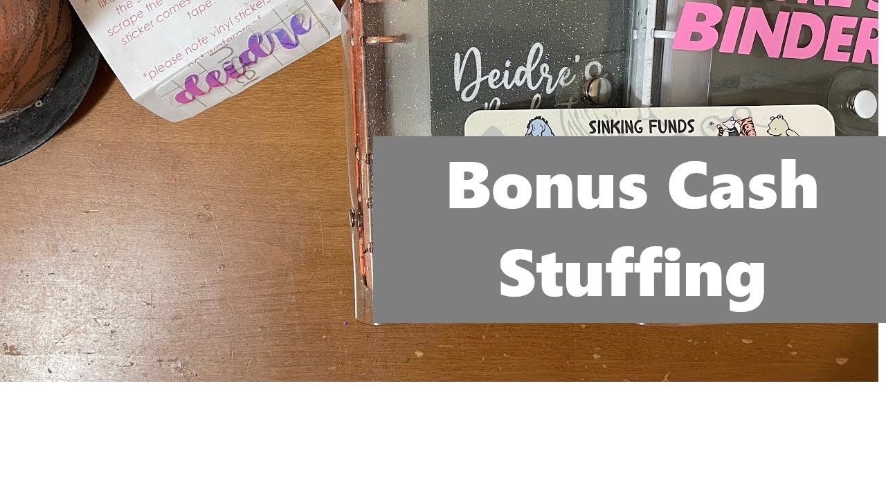 Bonus Cash Stuffing | Reselling Cash | Cash Budgeting - YouTube