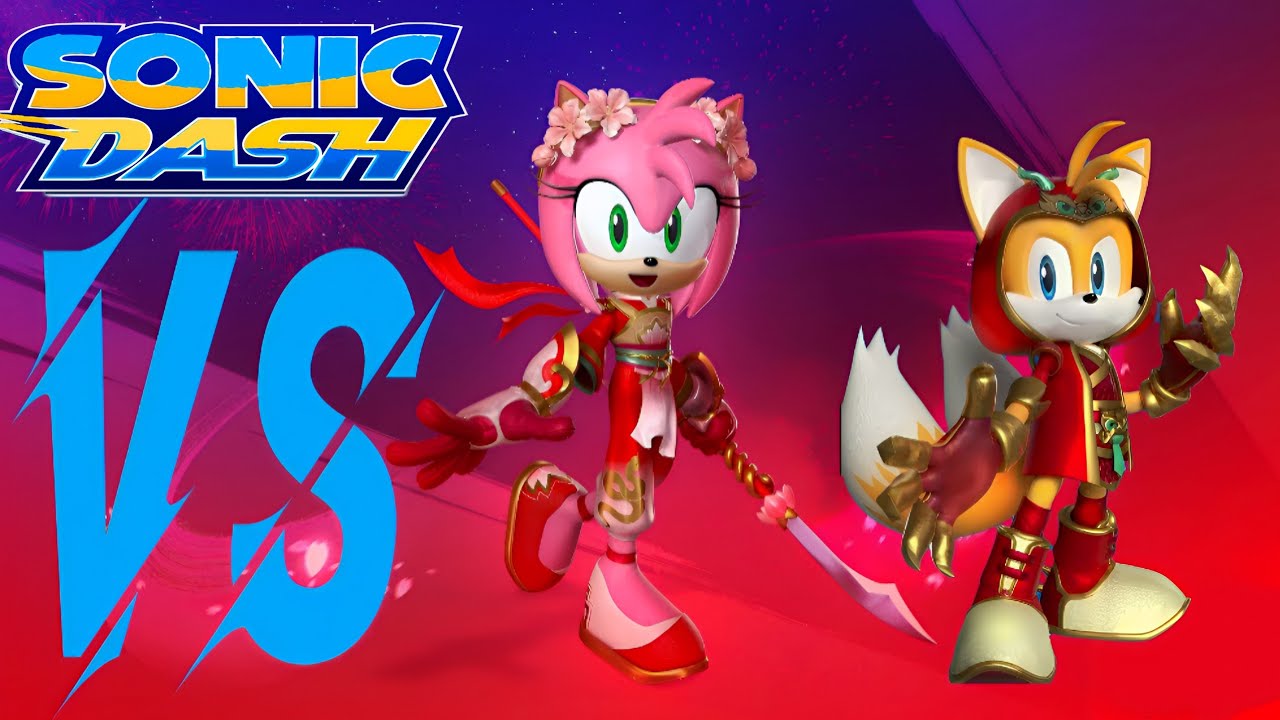 Sonic Dash: Lunar New Year Event - Blossom Amy vs. DragonClaw Tails - YouTube