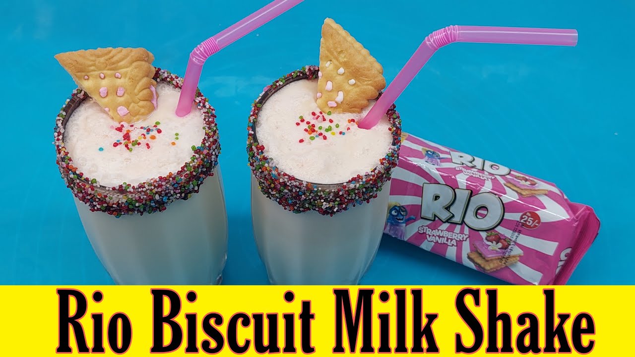Rio Biscuit Shake | Summer Milk Shake | Quick Recipes | Summer Drink ...