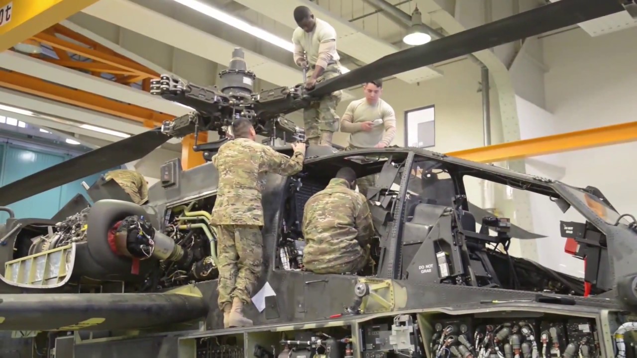AH-64 Phase Maintenance - YouTube